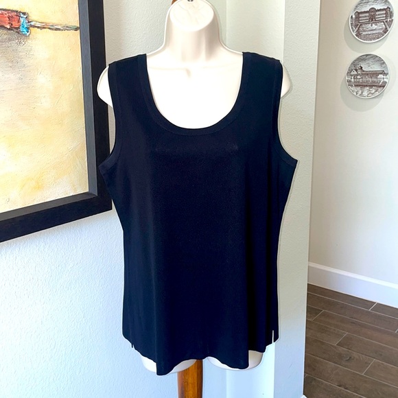 Misook | Tops | Black Tank By Misook Sz Large | Poshmark